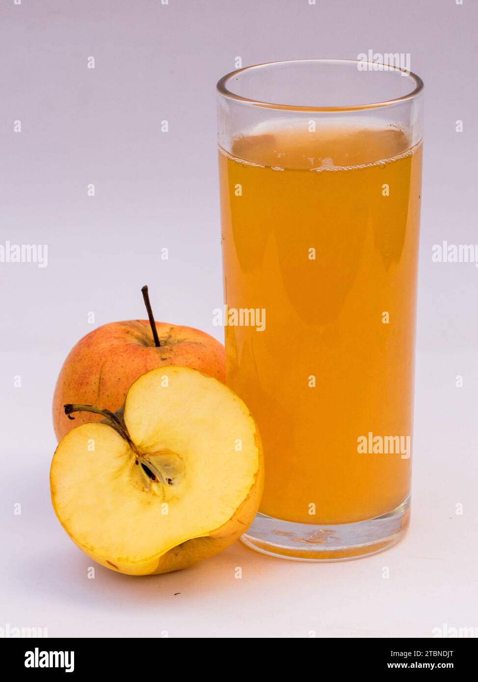 Fresh apple juice in a glass,Apple juice isolated on white background ...