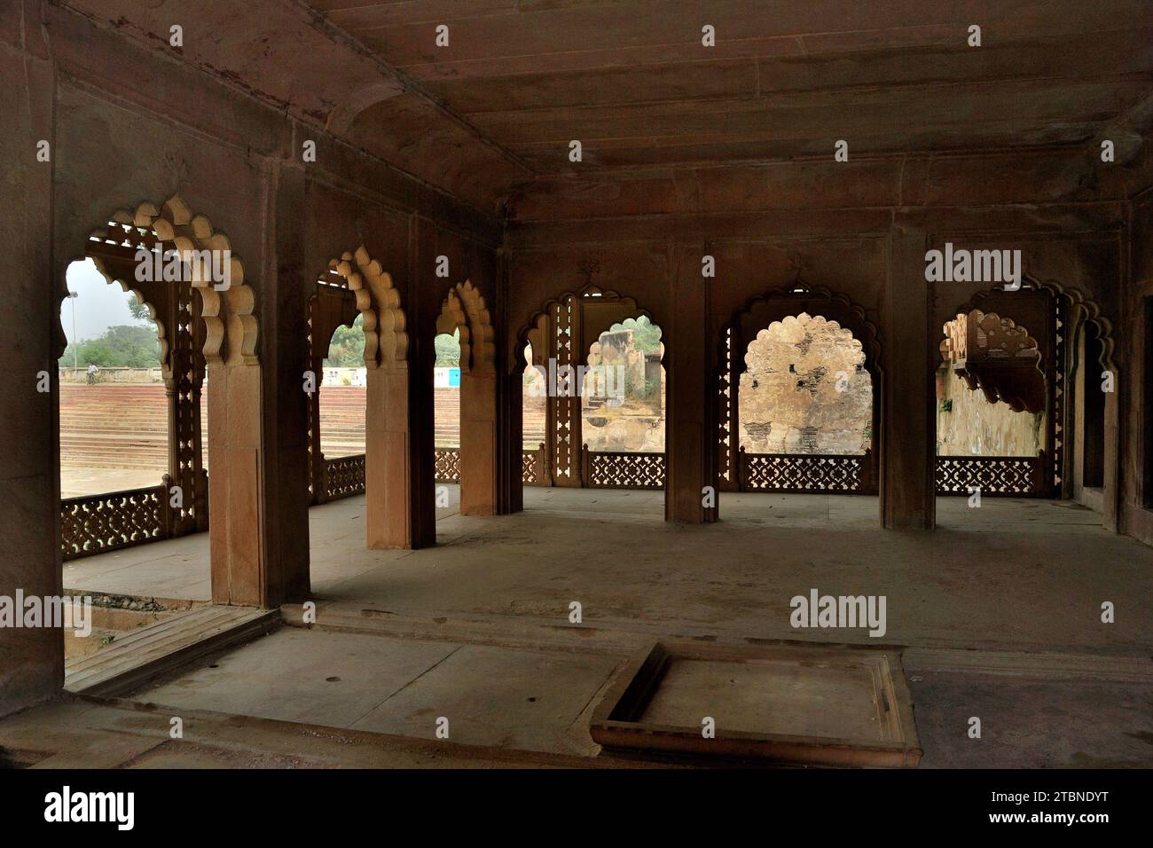 Partial view of Jal Mahal, Deeg Palace complex, Rajasthan, India Stock ...