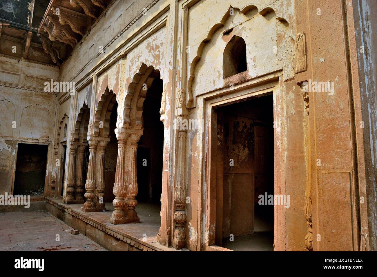 Partial view of Jal Mahal, Deeg Palace complex, Rajasthan, India Stock ...