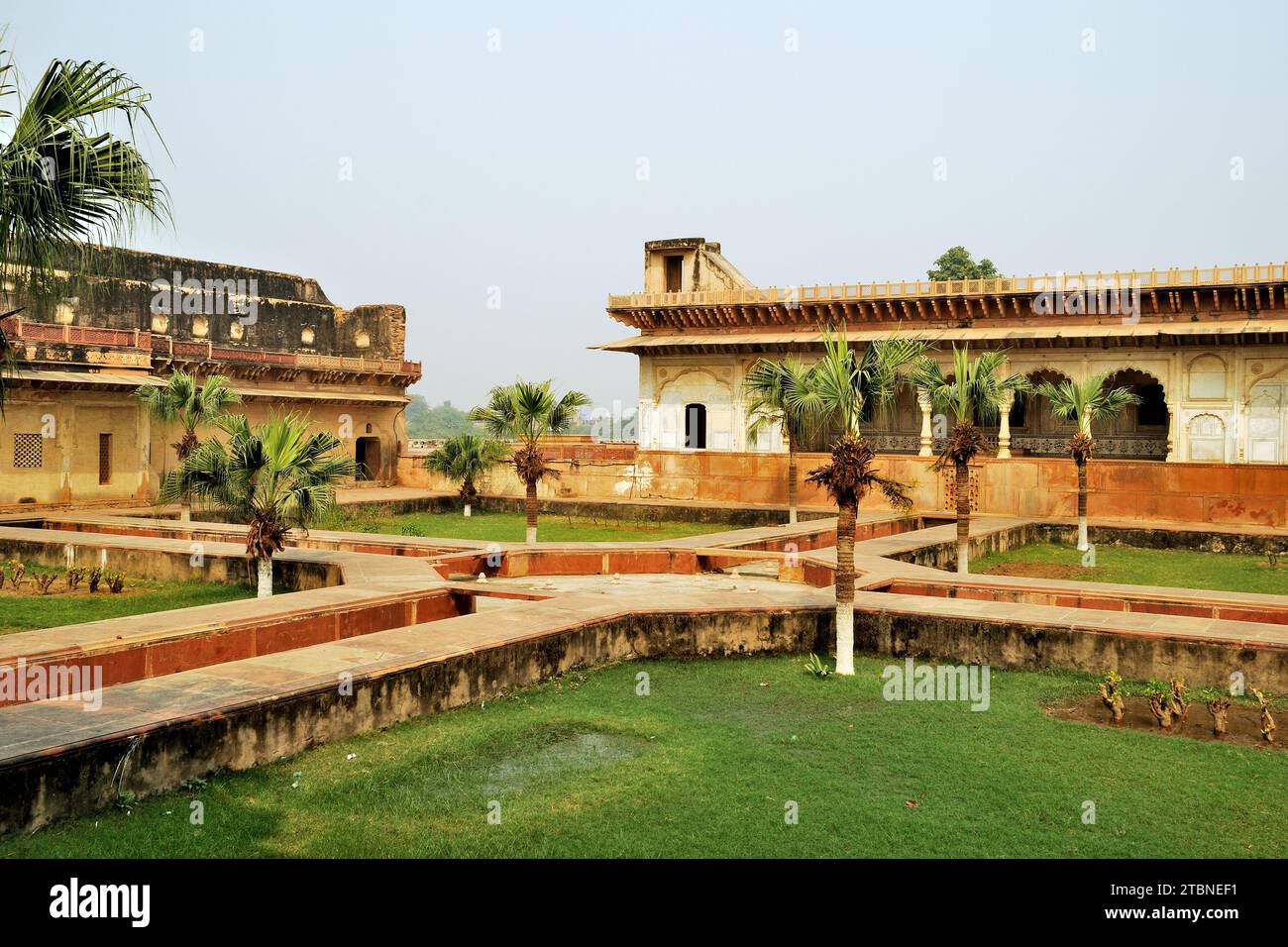 Partial view of Jal Mahal, Deeg Palace complex, Rajasthan, India Stock ...