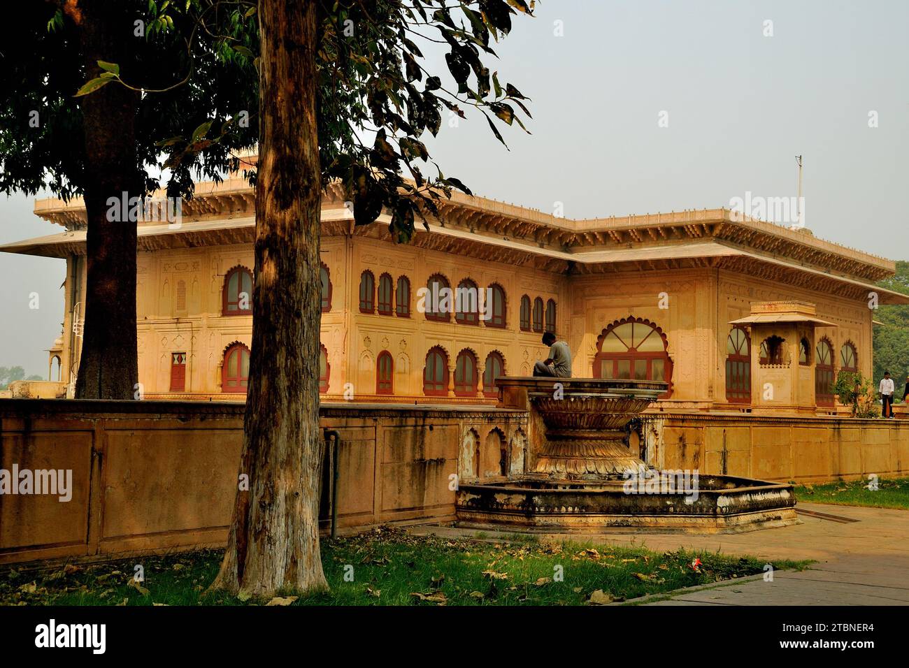 Partial view of Jal Mahal, Deeg Palace complex, Rajasthan, India Stock ...