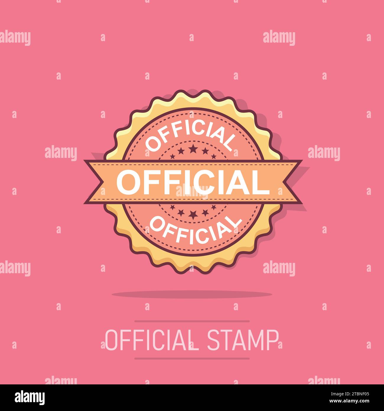 Official grunge rubber stamp. Vector illustration on white background ...