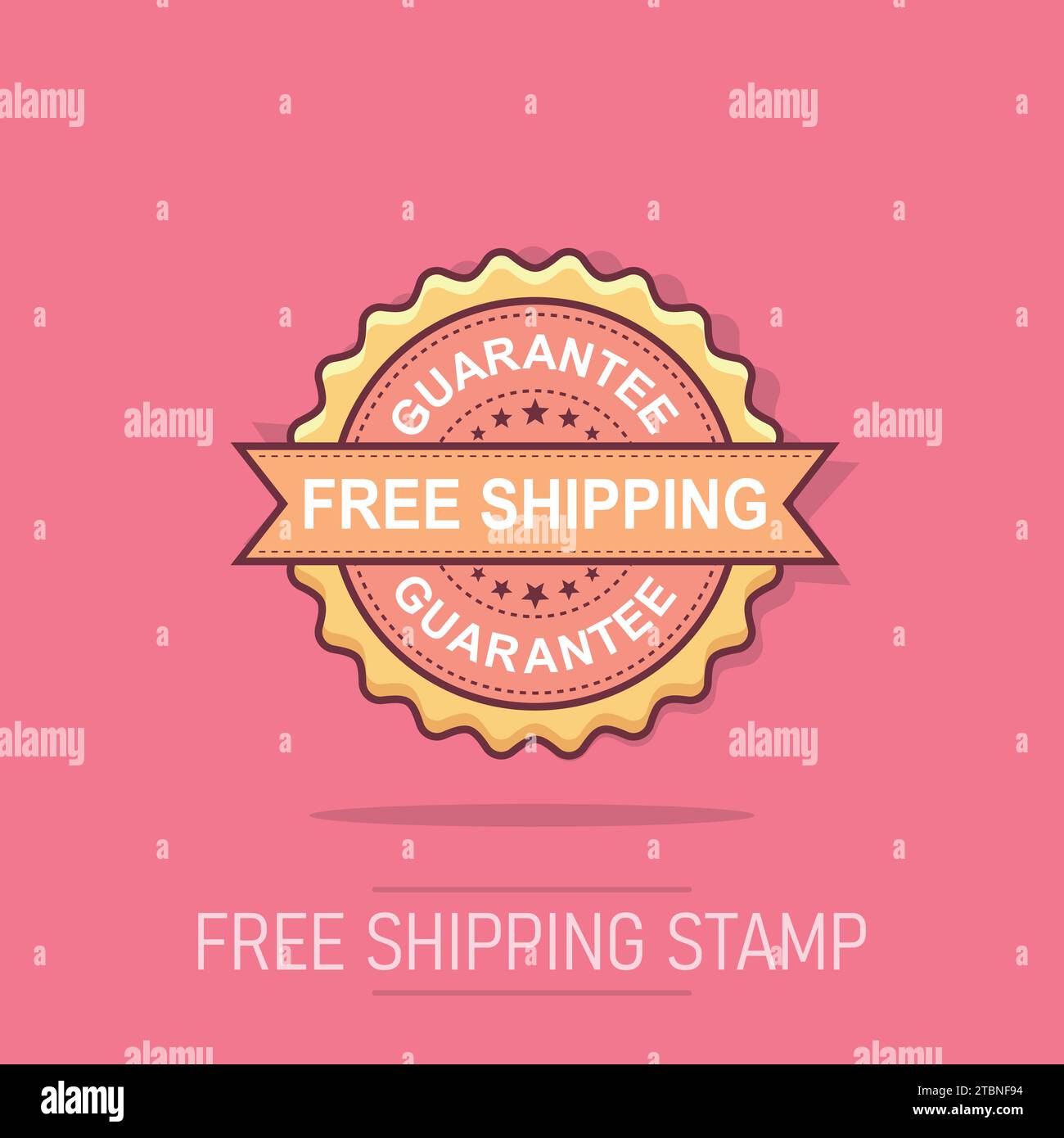Shipment label template Stock Vector Images - Alamy
