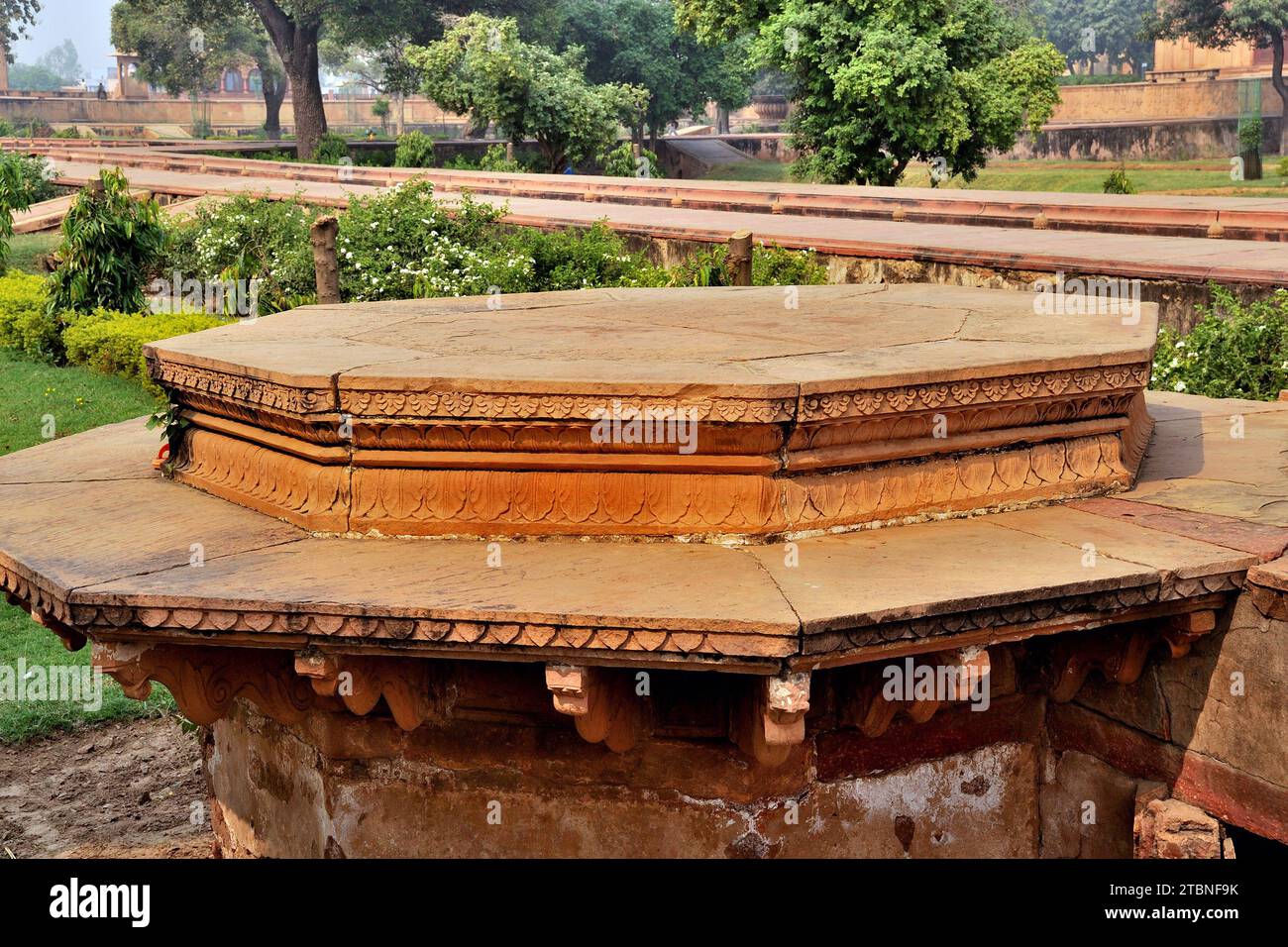 Partial view of Jal Mahal, Deeg Palace complex, Rajasthan, India Stock ...