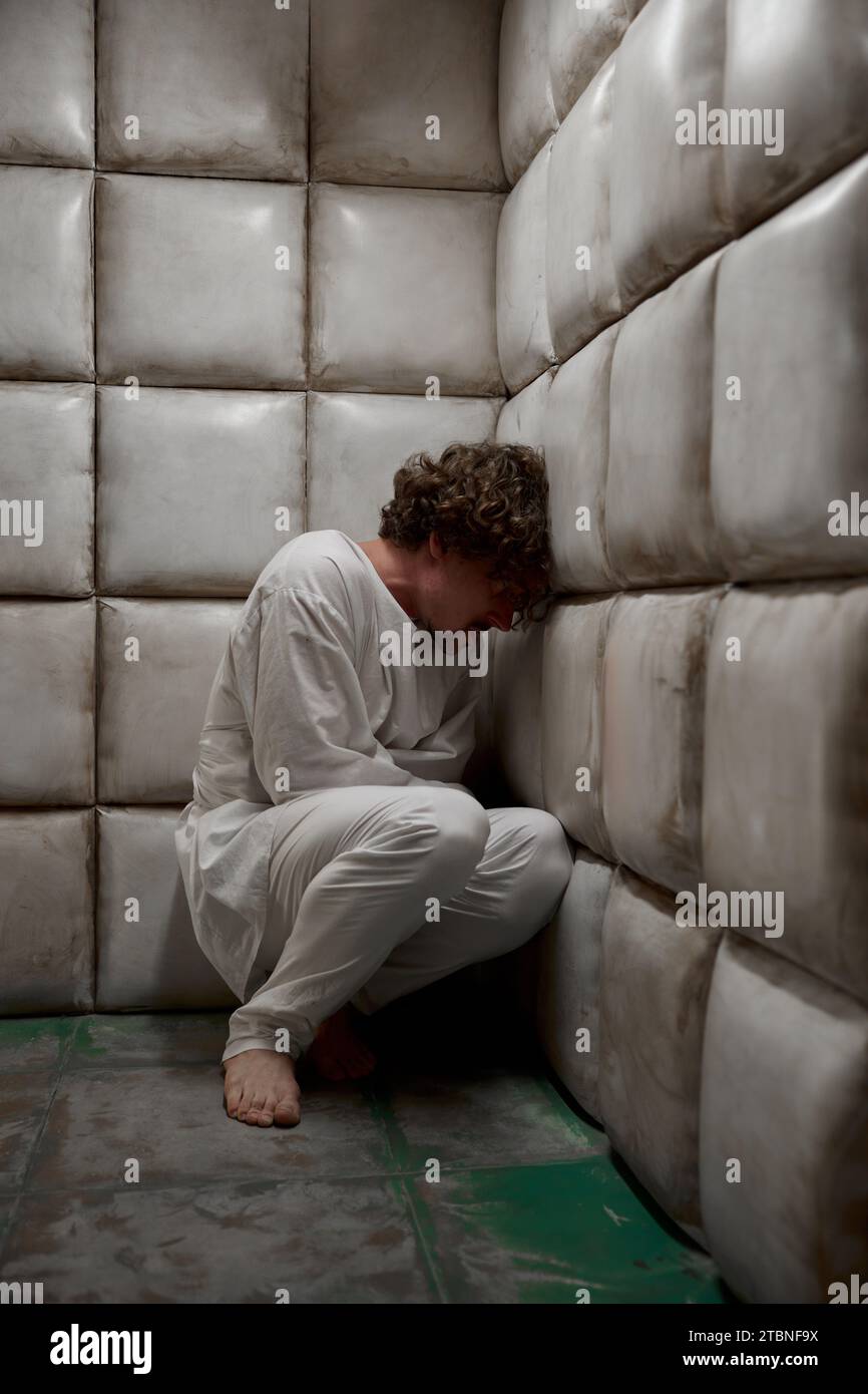 Straitjacket patient hi-res stock photography and images - Alamy