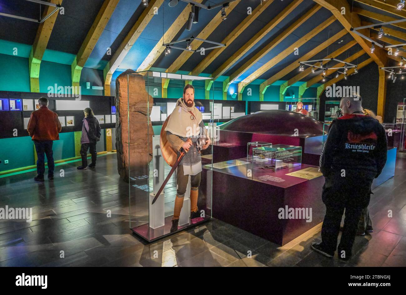 Ausstellung im Wikinger Museum Haithabu, Schleswig, Schleswig-Holstein ...