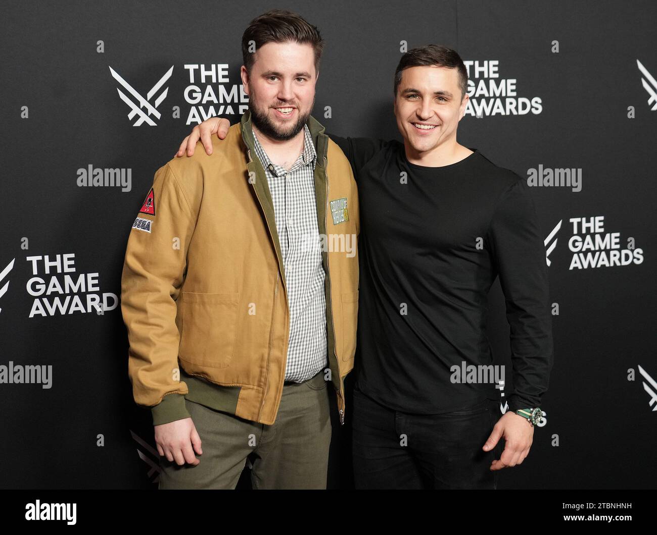 Los Angeles, USA. 07th Dec, 2022. (L-R) KJ Banadyga and Andy Bergin at ...