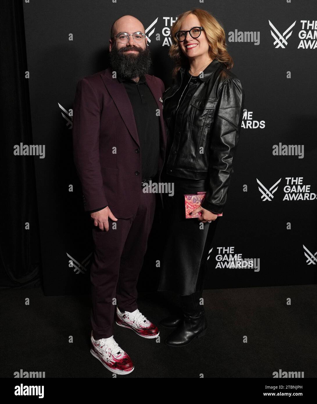 (L-R) Michael Jonathan Smith and Shannon Lawson Smith at The Game ...