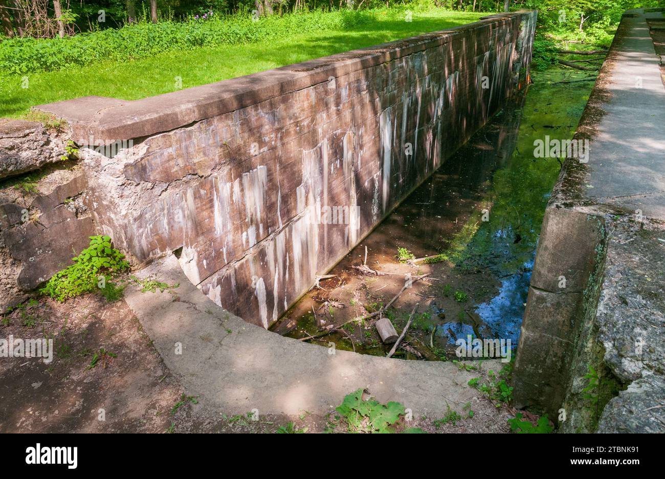 Deep Lock Quarry at Cuyahoga Valley National Park in Ohio, USA Stock ...