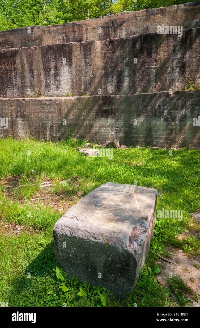 Deep Lock Quarry at Cuyahoga Valley National Park in Ohio, USA Stock ...