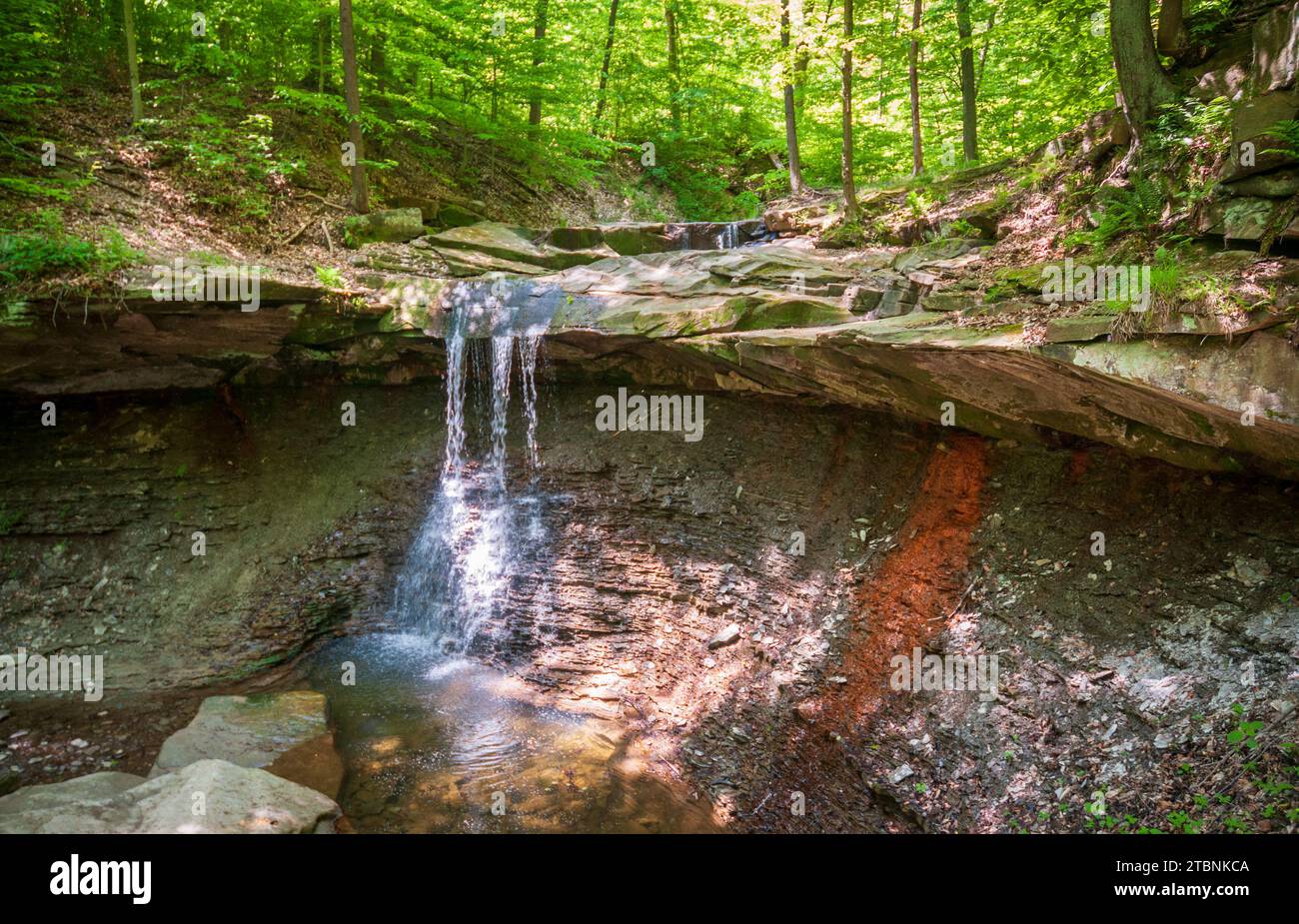 Blue Hen Falls at Cuyahoga Valley National Park in Ohio, USA Stock Photo - Alamy