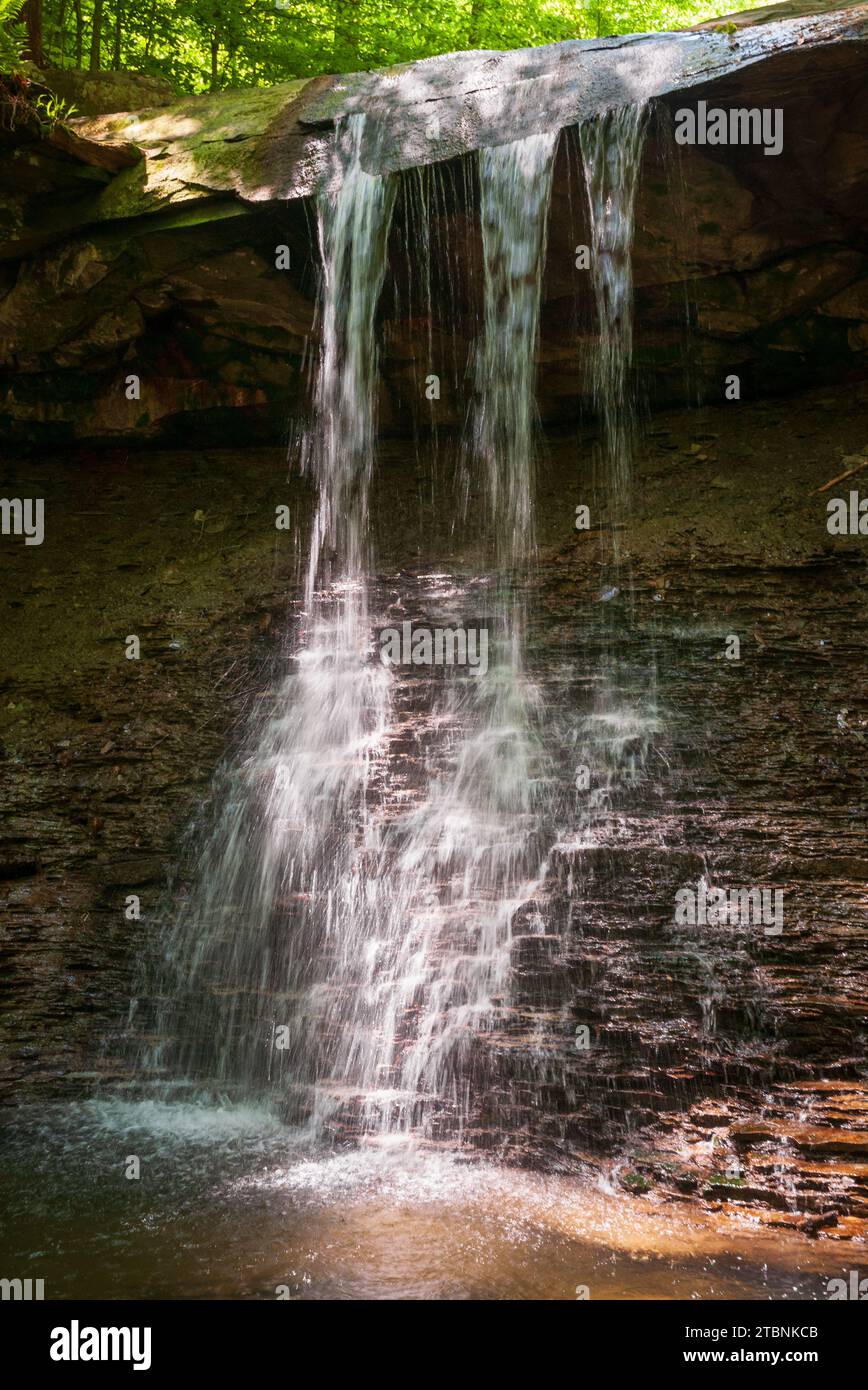 Blue Hen Falls at Cuyahoga Valley National Park in Ohio, USA Stock Photo - Alamy