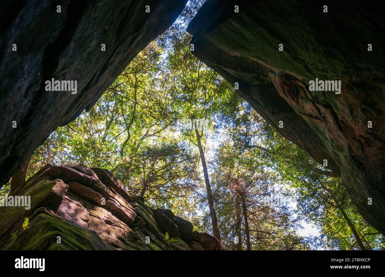 The Ledges Trail at Cuyahoga Valley National Park in Ohio, USA Stock ...