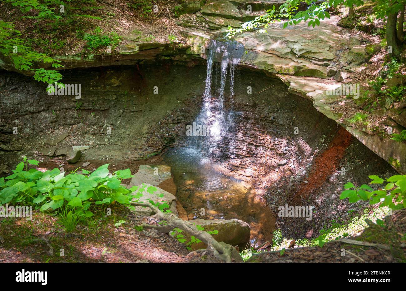 Blue Hen Falls at Cuyahoga Valley National Park in Ohio, USA Stock Photo - Alamy