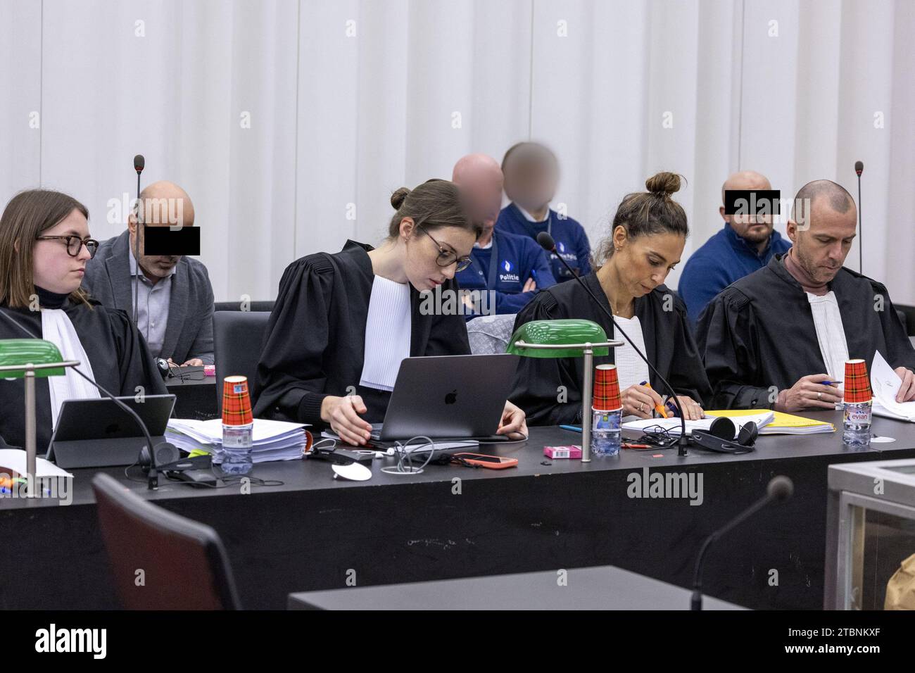 Gent, Belgium. 08th Dec, 2023. Accused Hotaj Erjon and Accused Murati ...