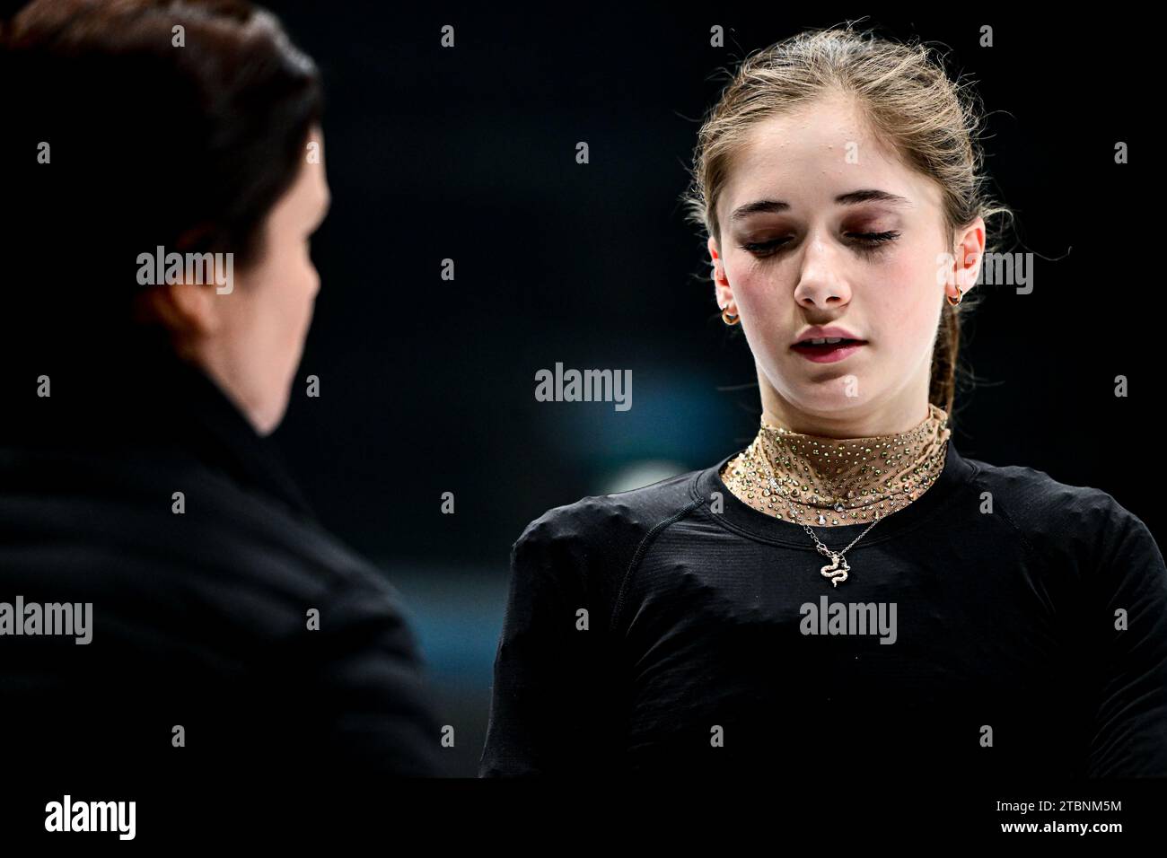Isabeau LEVITO (USA), during Senior Women Practice, at the ISU Grand ...