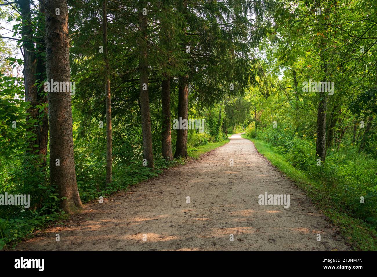 Walking Trail at Cuyahoga Valley National Park in Ohio, USA Stock Photo ...