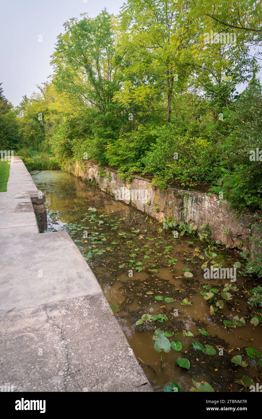 Viaduct and Lock at Cuyahoga Valley National Park, Ohio Stock Photo - Alamy