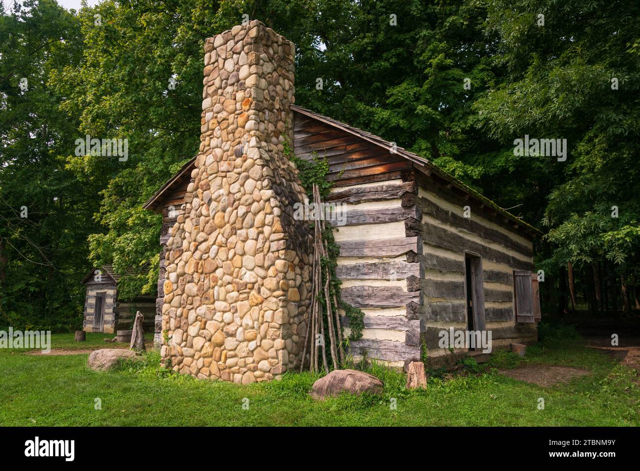 The Hale Farm Village at Cuyahoga Valley National Park in Ohio Stock ...