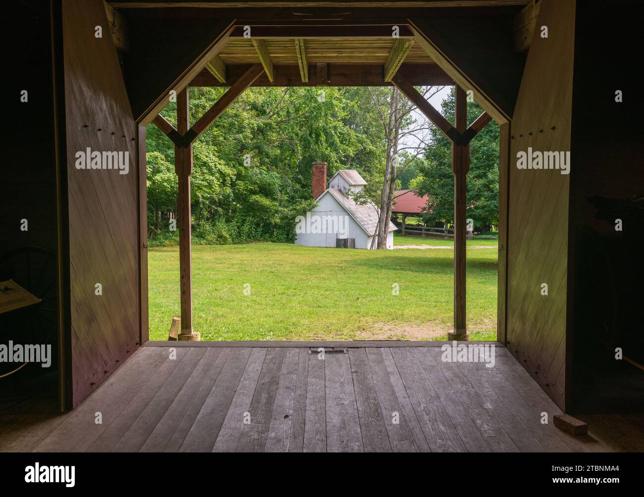 The Hale Farm Village at Cuyahoga Valley National Park in Ohio Stock ...