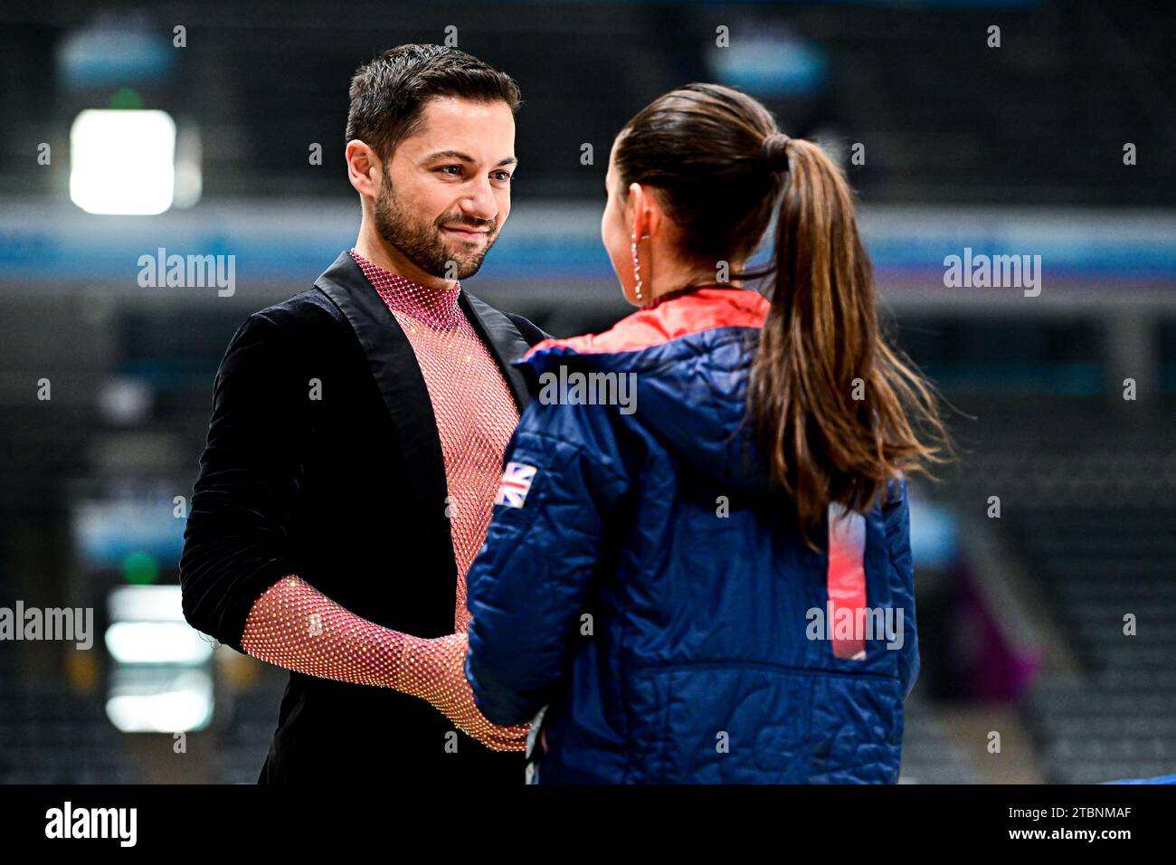 Lilah FEAR & Lewis GIBSON (GBR), during Senior Ice Dance Practice, at ...