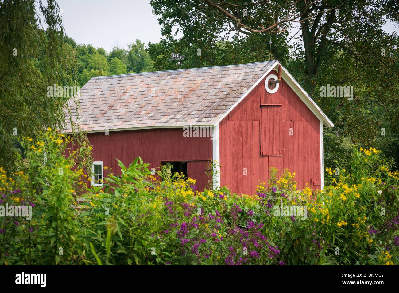 The Hale Farm Village at Cuyahoga Valley National Park in Ohio Stock ...