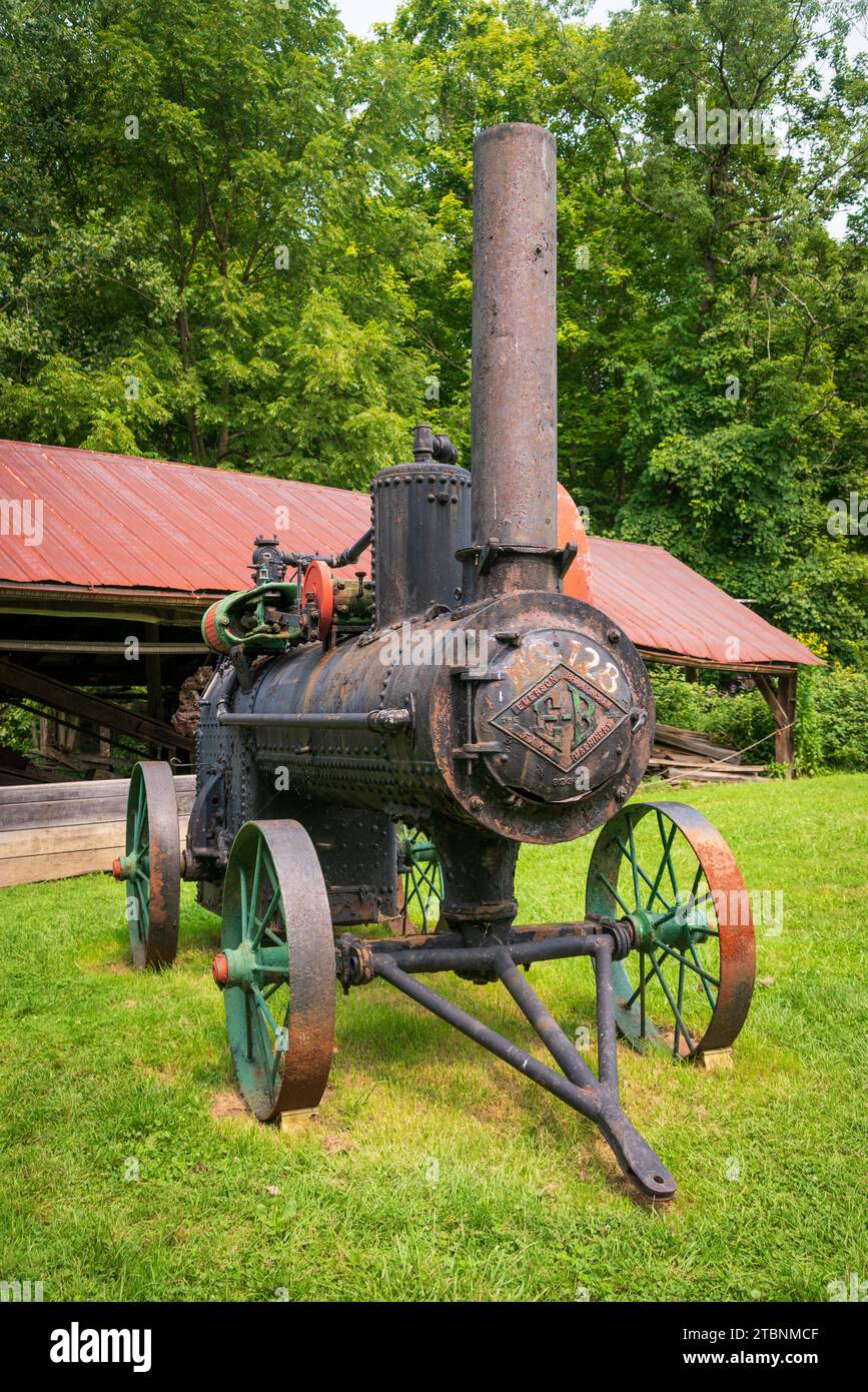 The Hale Farm Village at Cuyahoga Valley National Park in Ohio Stock ...