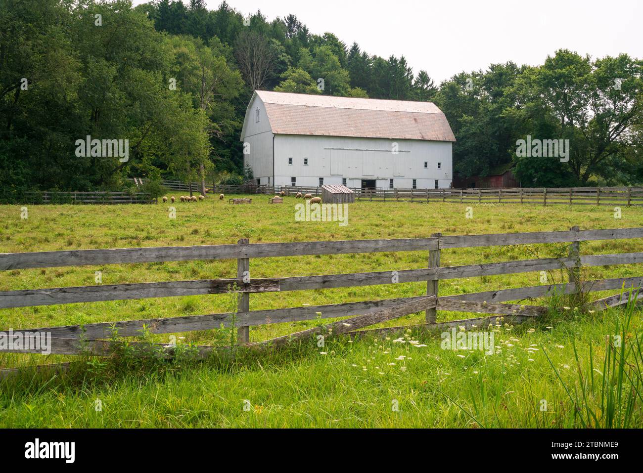 The Hale Farm Village at Cuyahoga Valley National Park in Ohio Stock ...