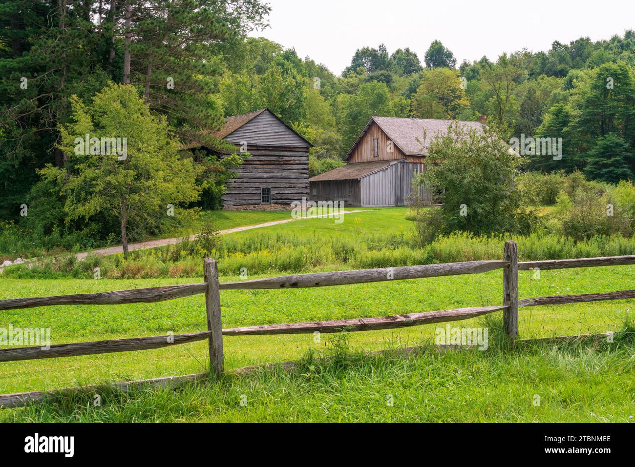 The Hale Farm Village at Cuyahoga Valley National Park in Ohio Stock ...