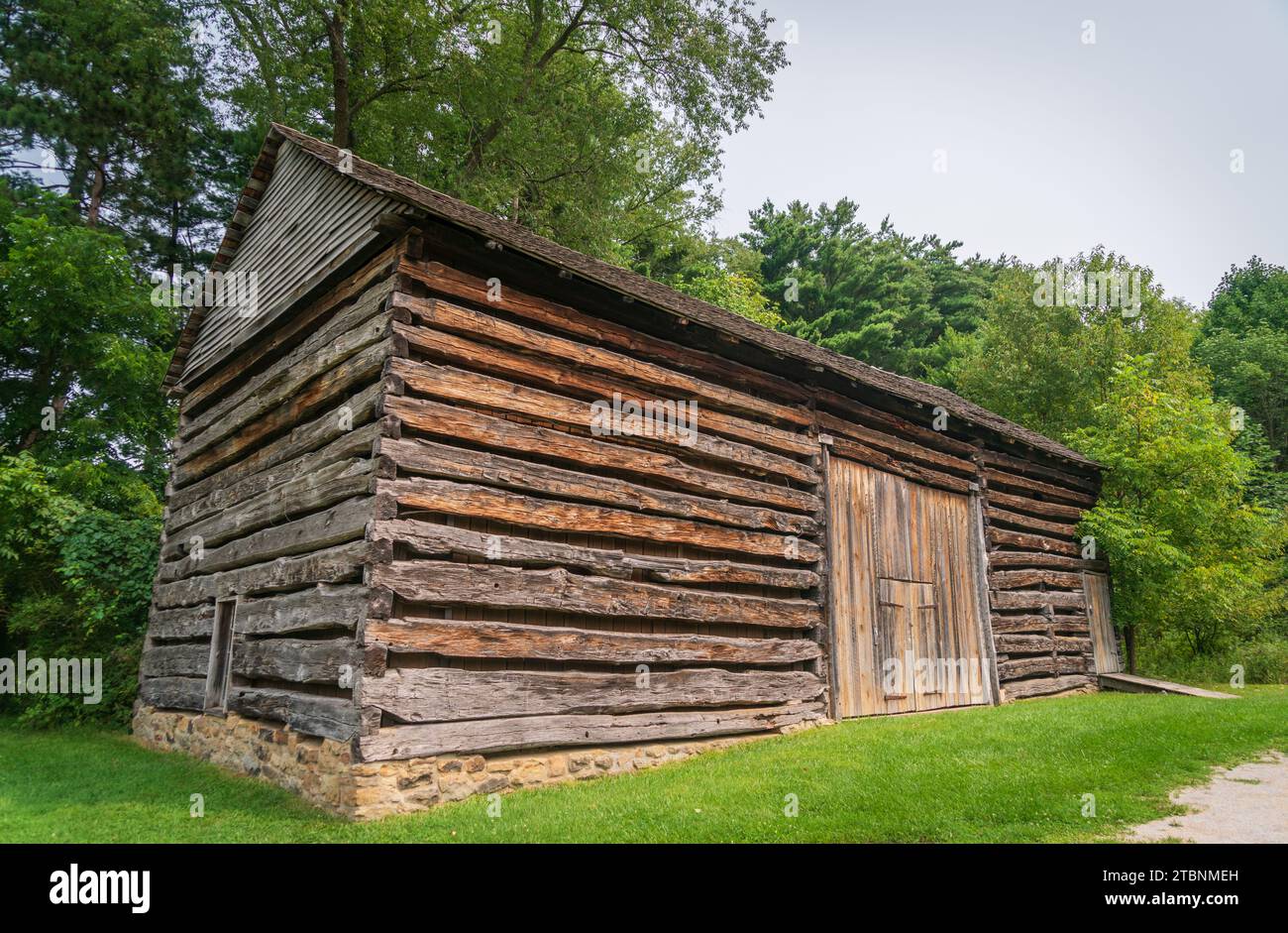 The Hale Farm Village at Cuyahoga Valley National Park in Ohio Stock ...