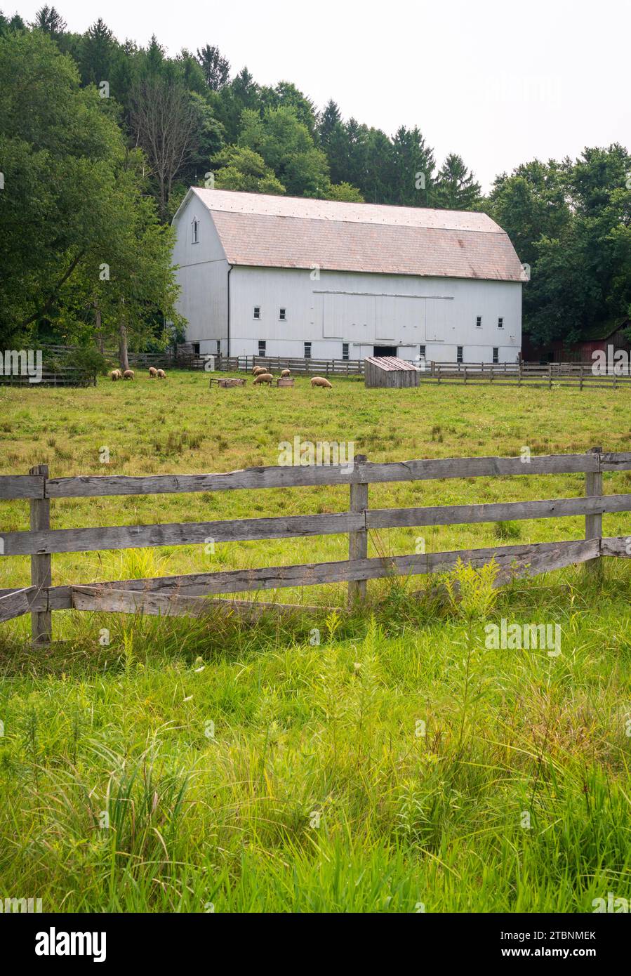 The Hale Farm Village at Cuyahoga Valley National Park in Ohio Stock ...