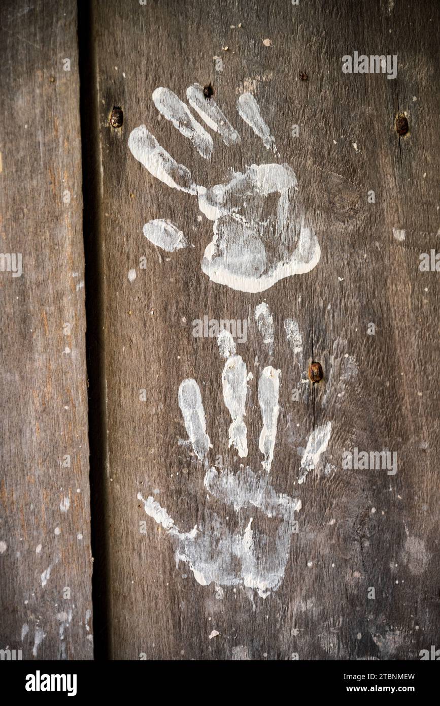 Hand Prints at Hale Farm Village, Cuyahoga Valley National Park in Ohio ...