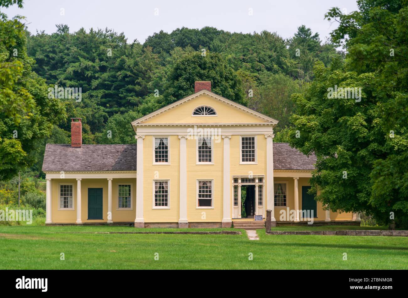 The Hale Farm Village at Cuyahoga Valley National Park in Ohio Stock ...