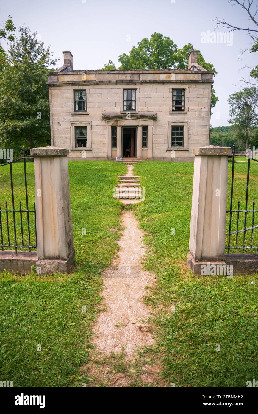 The Hale Farm Village at Cuyahoga Valley National Park in Ohio Stock ...