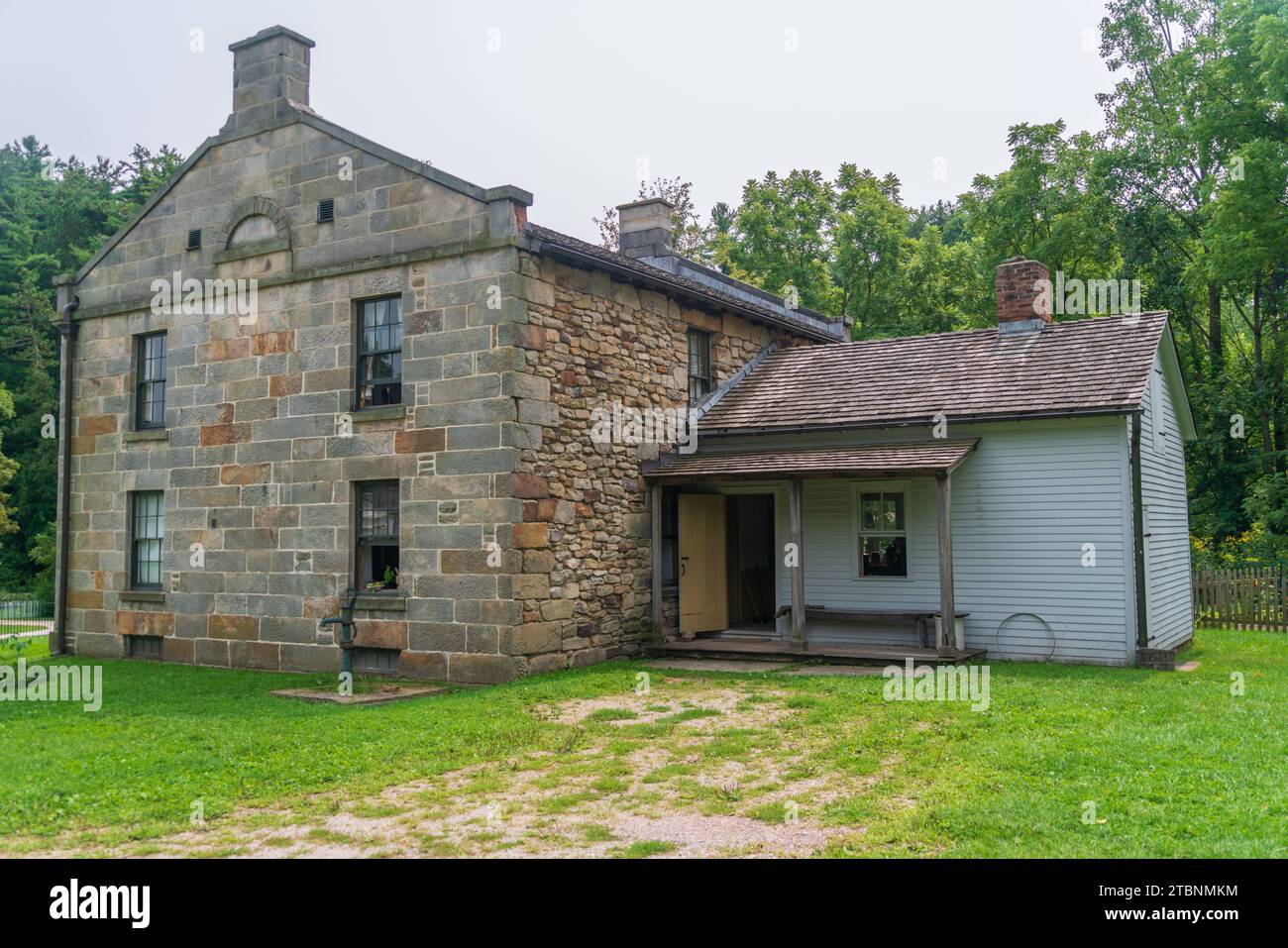 The Hale Farm Village at Cuyahoga Valley National Park in Ohio Stock ...