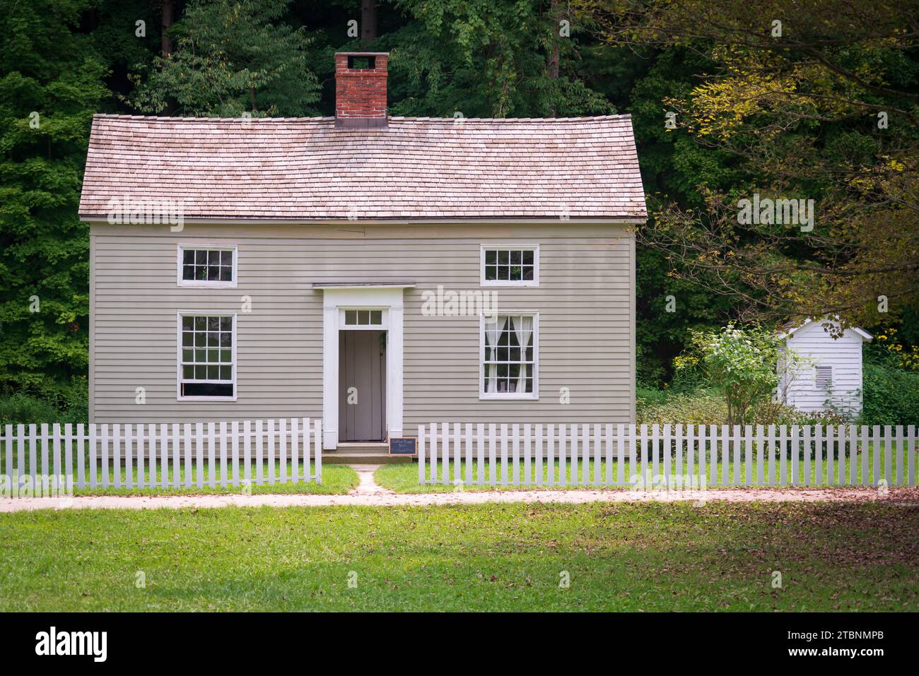 The Hale Farm Village at Cuyahoga Valley National Park in Ohio Stock ...