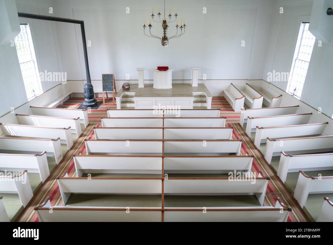 A Church at the Hale Farm Village, Cuyahoga Valley National Park in ...