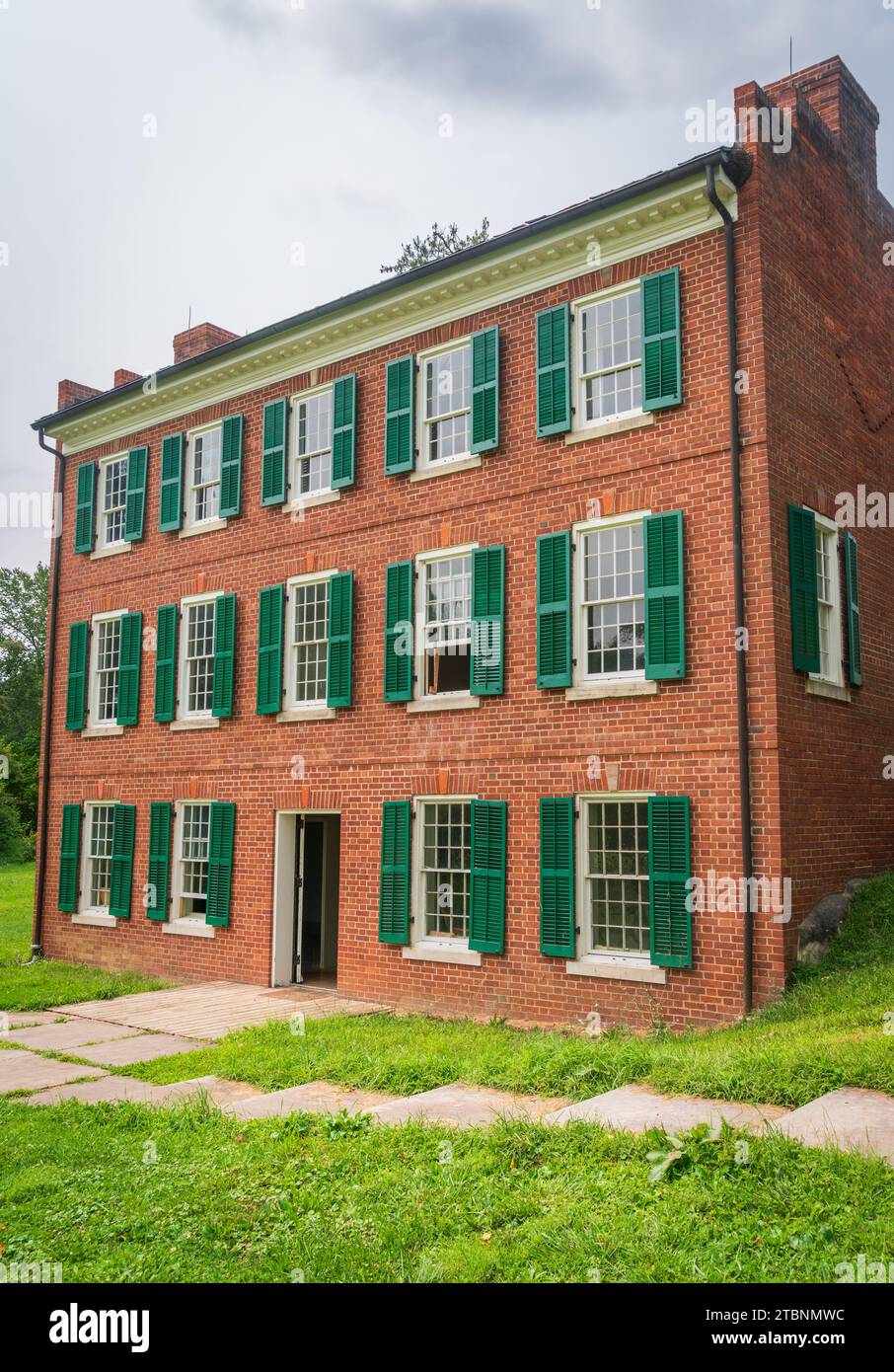 The Hale Farm Village at Cuyahoga Valley National Park in Ohio Stock ...