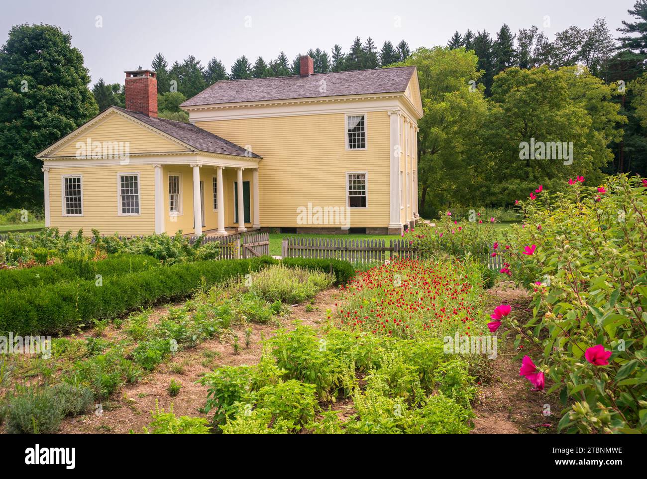 The Hale Farm Village at Cuyahoga Valley National Park in Ohio Stock ...