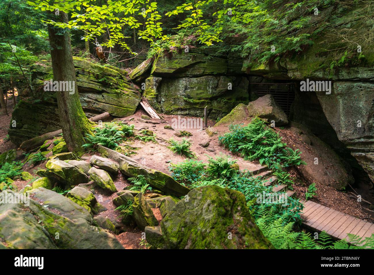 The Ledges at Cuyahoga Valley National Park in Ohio, USA Stock Photo ...