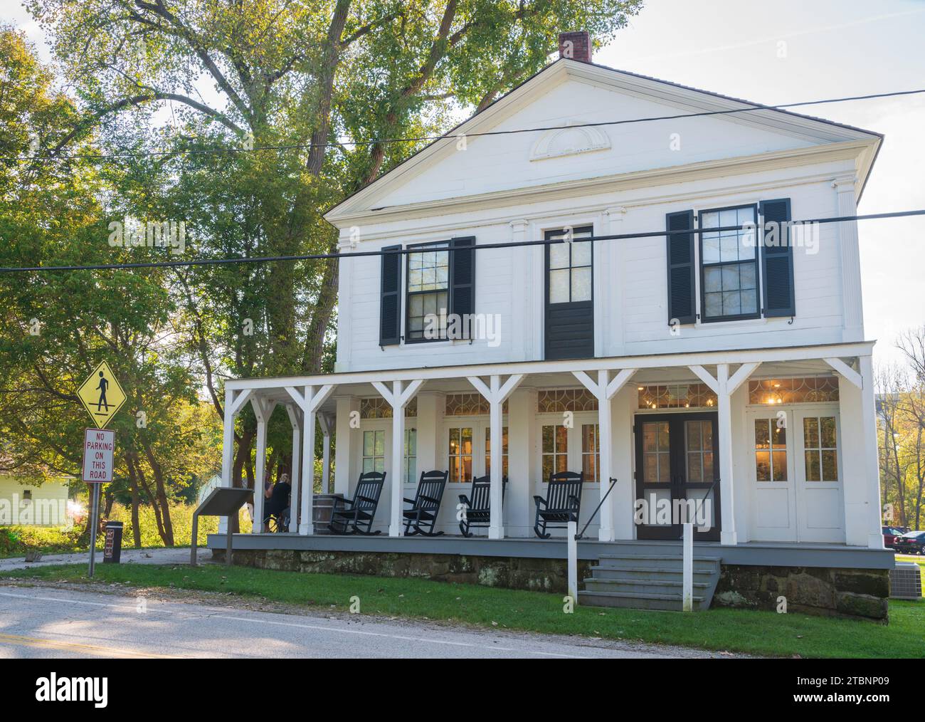 The Jim Brown Tavern at Cuyahoga Valley National Park in Ohio, USA ...