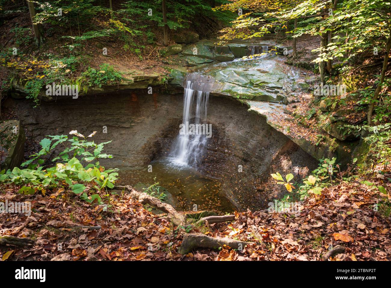 Blue Hen Falls at Cuyahoga Valley National Park in Ohio, USA Stock Photo - Alamy