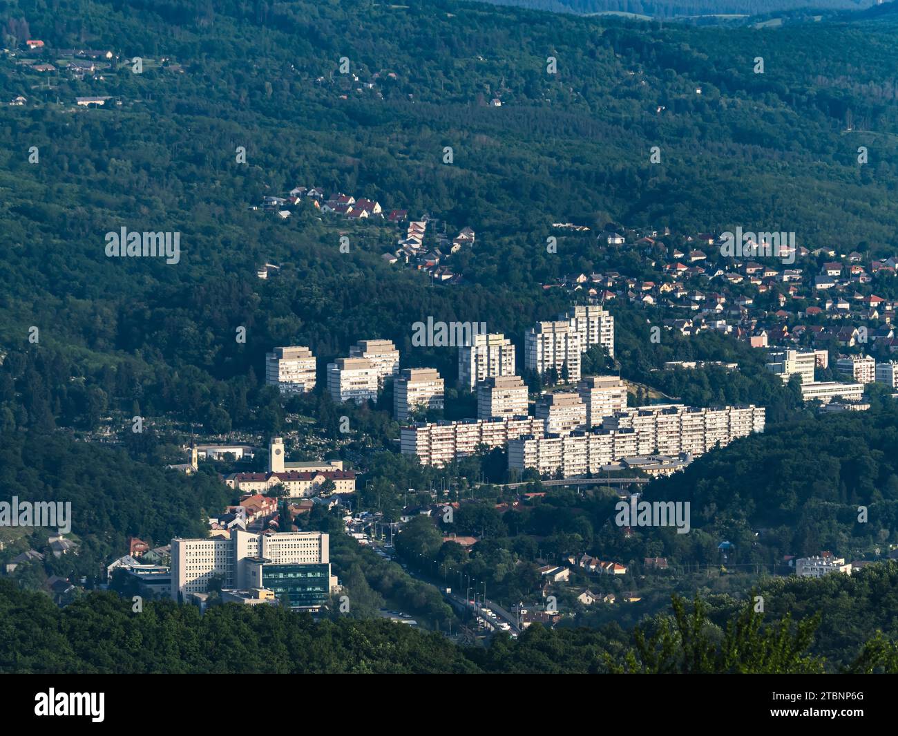 View between tall residential hi-res stock photography and images - Alamy