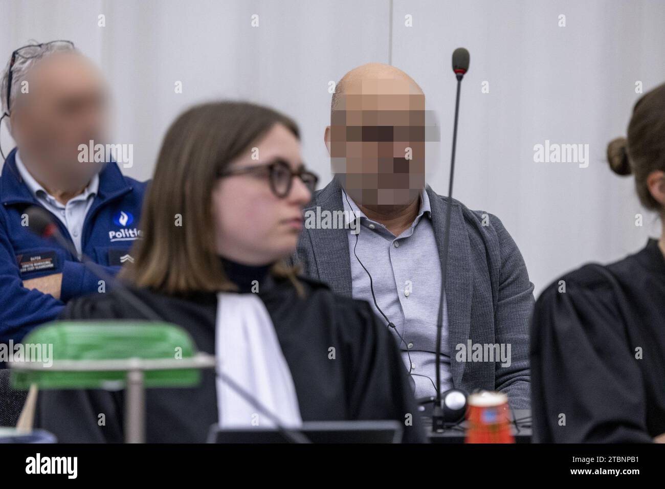 Gent, Belgium. 08th Dec, 2023. Accused Hotaj Erjon pictured during the ...