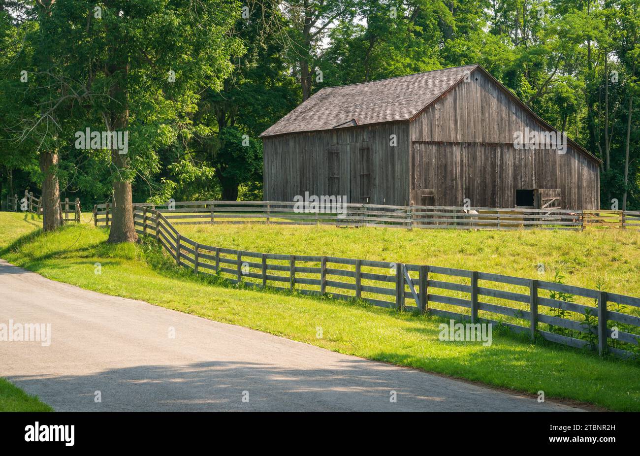 The Hale Farm Village at Cuyahoga Valley National Park in Ohio Stock ...