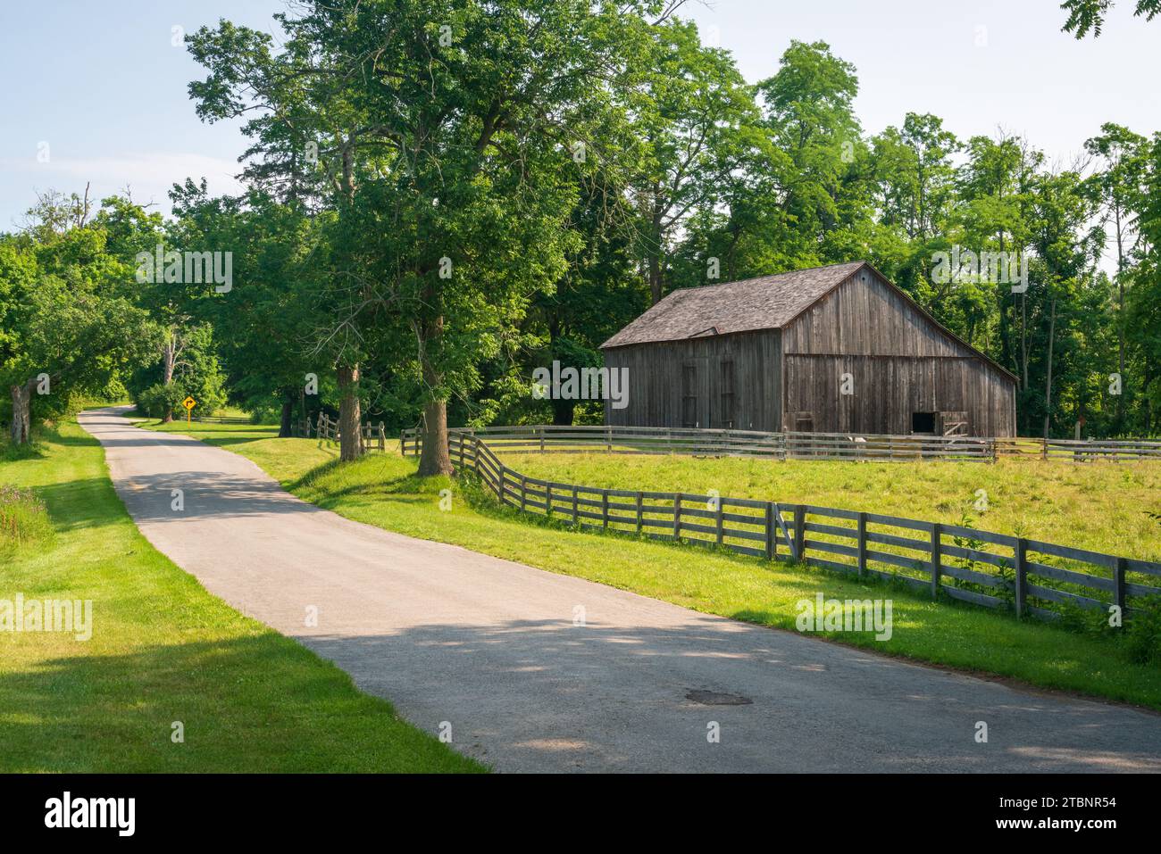 The Hale Farm Village at Cuyahoga Valley National Park in Ohio Stock ...