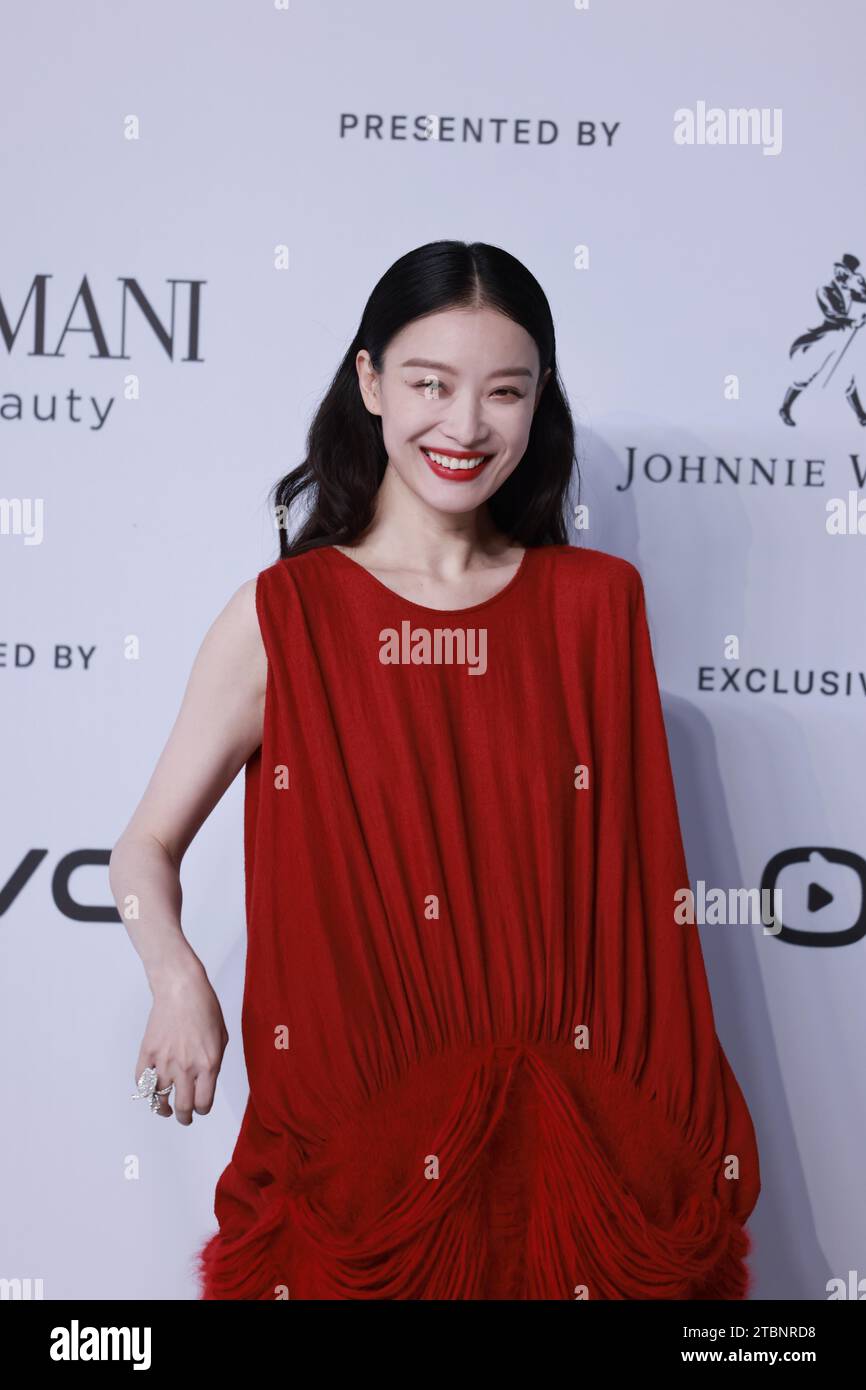 Chinese actress Ni Ni attends the GQ activity in Tongxiang City, east ...