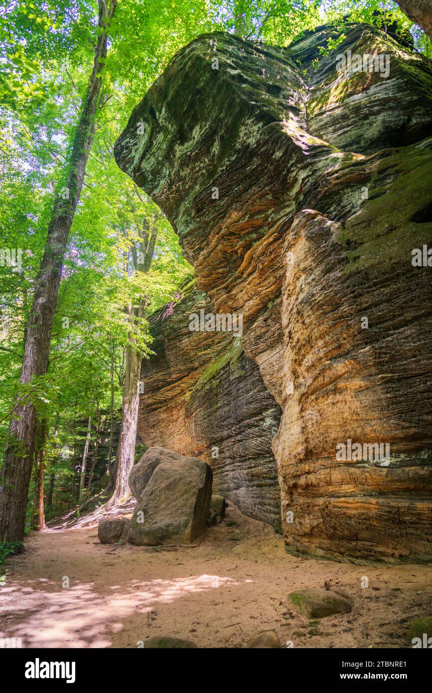 The Ledges at Cuyahoga Valley National Park in Ohio, USA Stock Photo ...