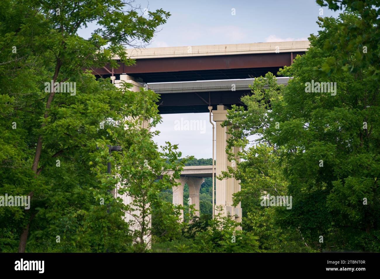 I-80 Bridge at Cuyahoga Valley National Park in Ohio, USA Stock Photo ...