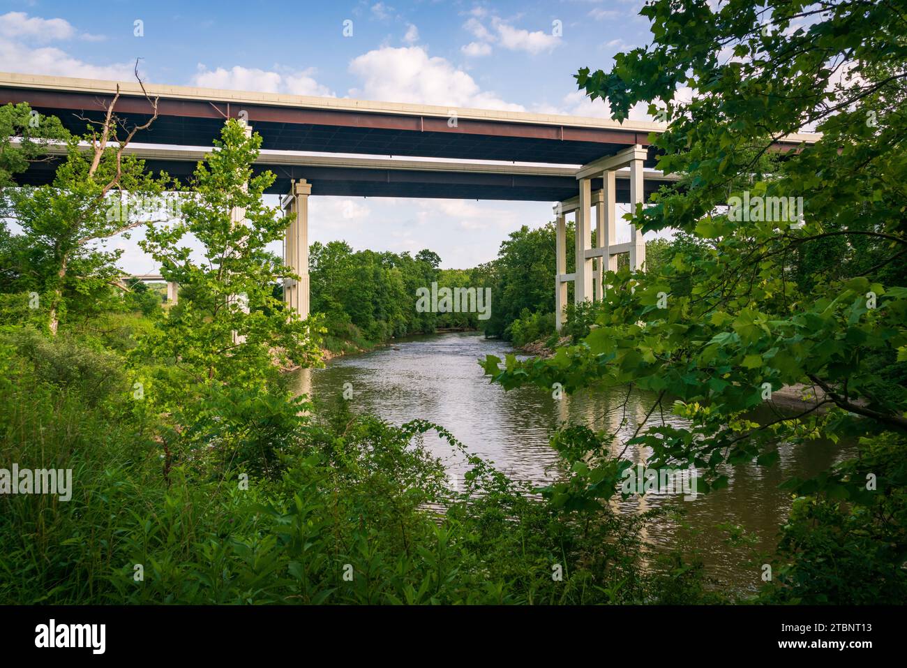 I-80 Bridge at Cuyahoga Valley National Park in Ohio, USA Stock Photo ...